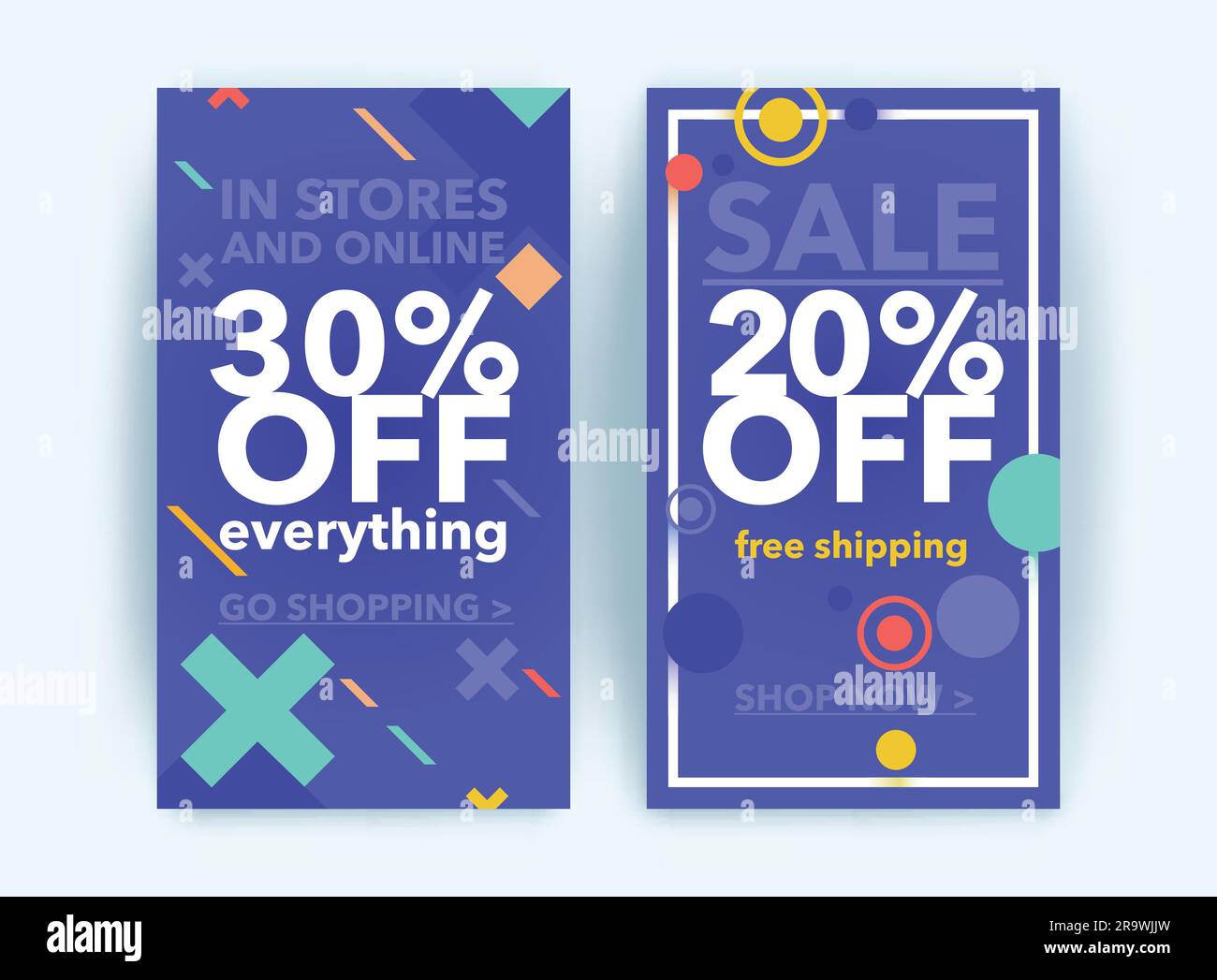 Modern line art website sale banner template. Discount sale banner ...