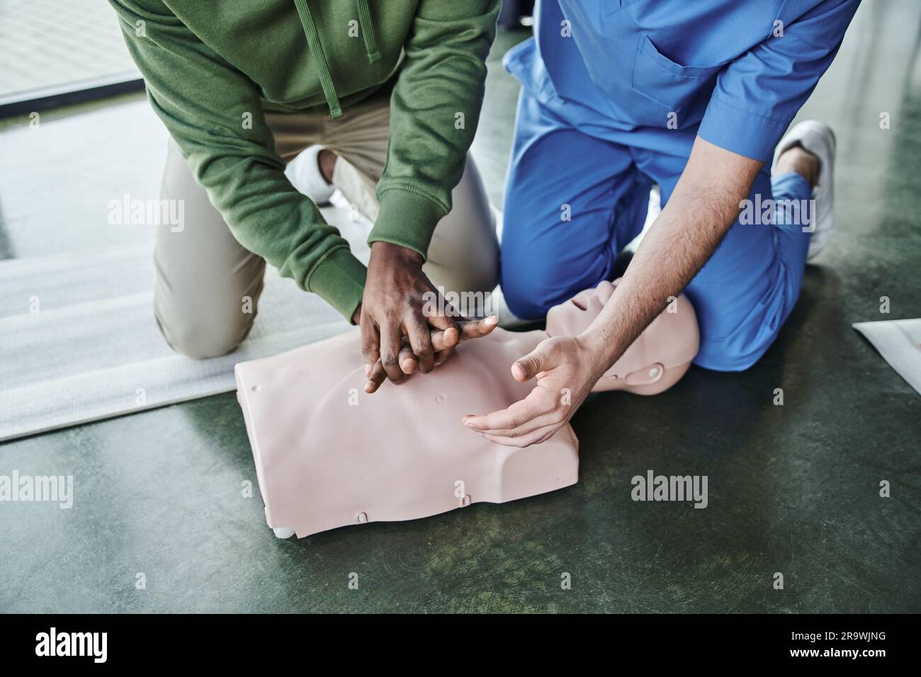 Top view cpr manikin hi-res stock photography and images - Alamy