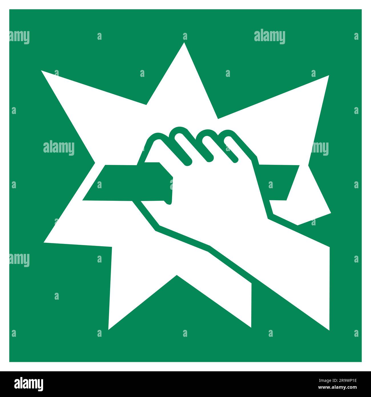 ISO 7010 E008 – Break to obtain access sign Stock Vector Image & Art ...