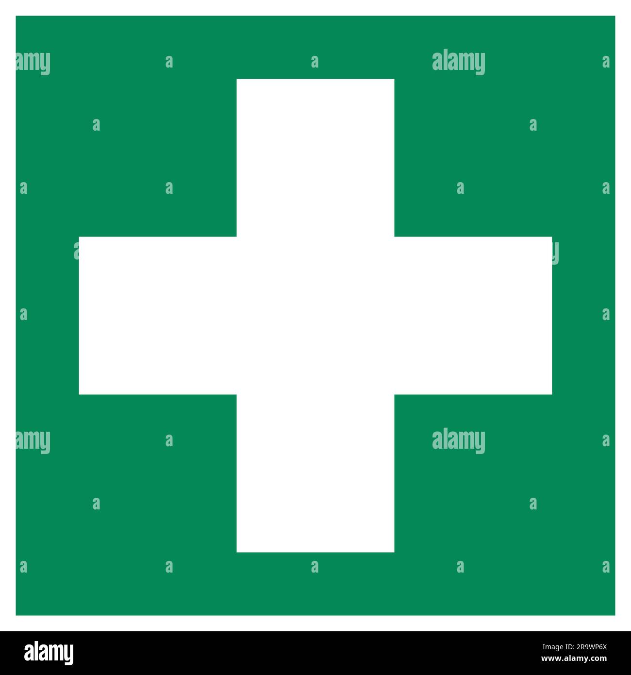 ISO 7010 E003 – First aid sign Stock Vector Image & Art - Alamy