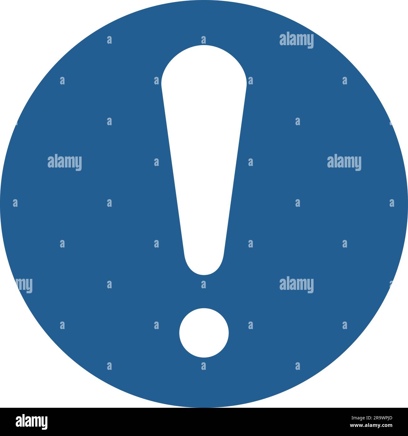 Blue mandatory sign Stock Vector Images - Alamy