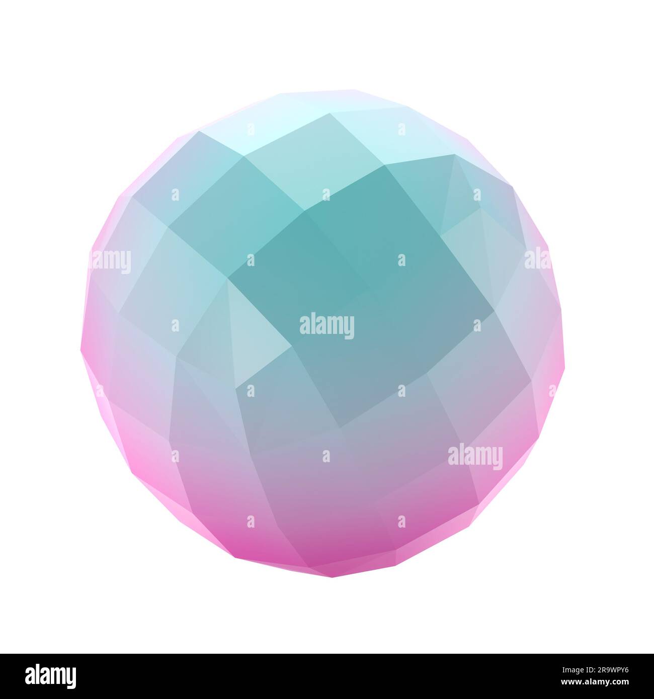 3d element abstract polygon ball metal geometric shape. Realistic ...