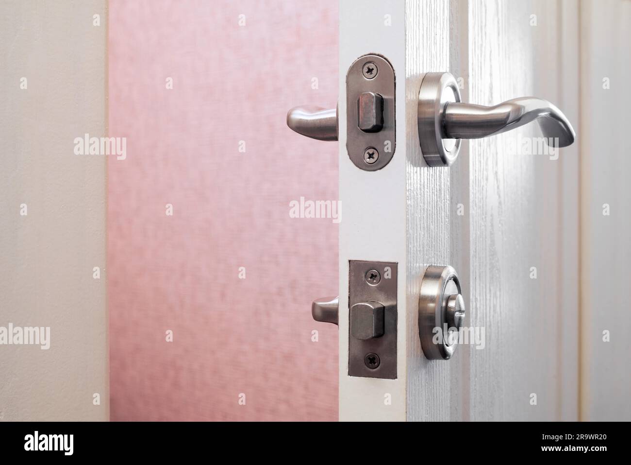 Toilet door lock hi-res stock photography and images - Alamy