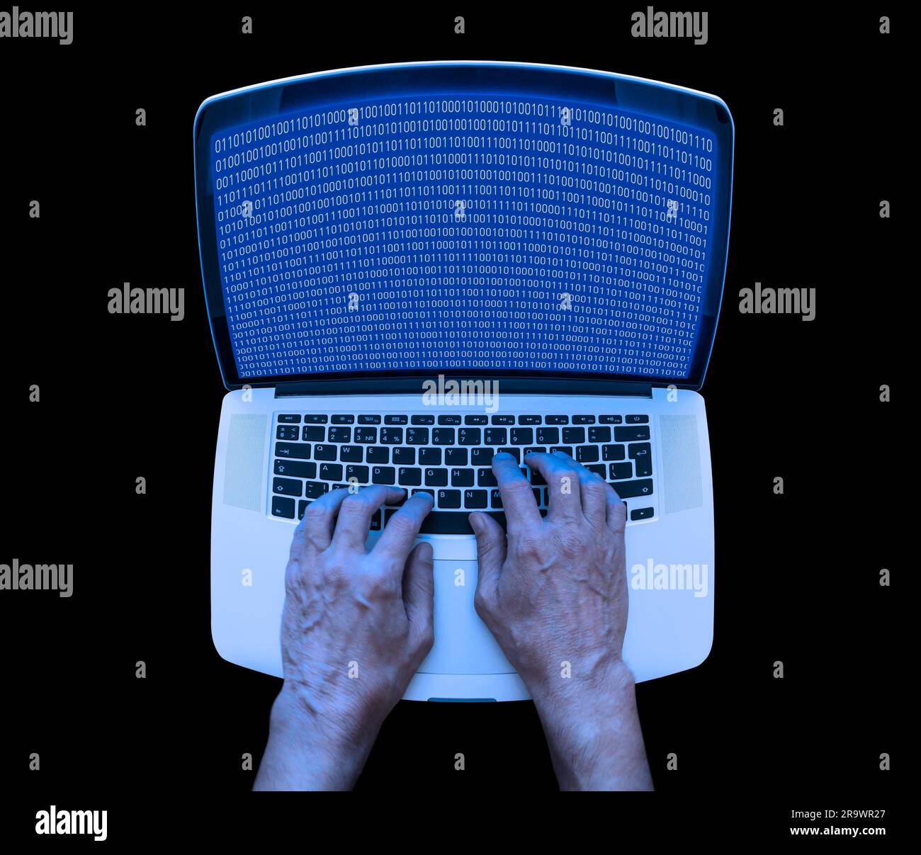 Computer system binary code hi-res stock photography and images - Alamy