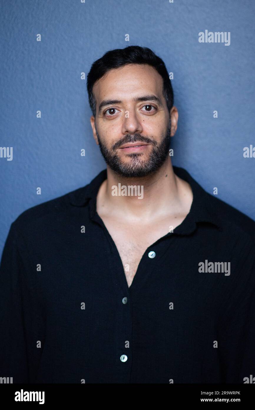 Paris, France. 29th June, 2023. Tarek Boudali pose pour une seance ...