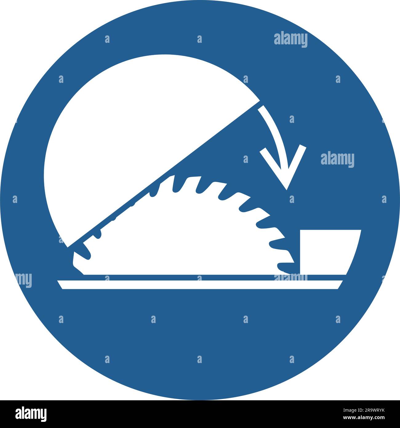 ISO 7010 M031 — use guard to protect from injury from the table saw ...