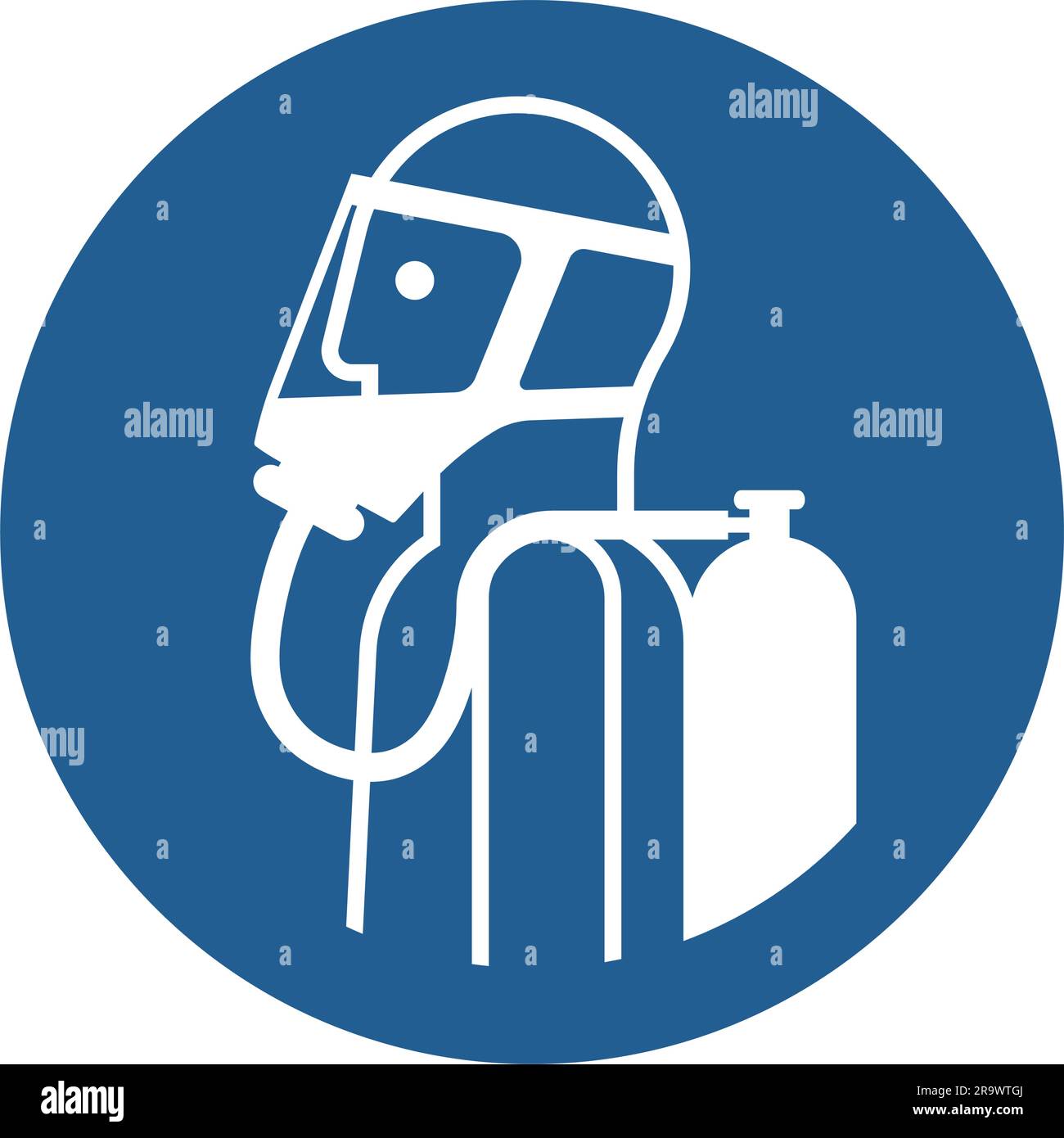 ISO 7010 M047 — use breathing equipment (SCBA Stock Vector Image & Art ...