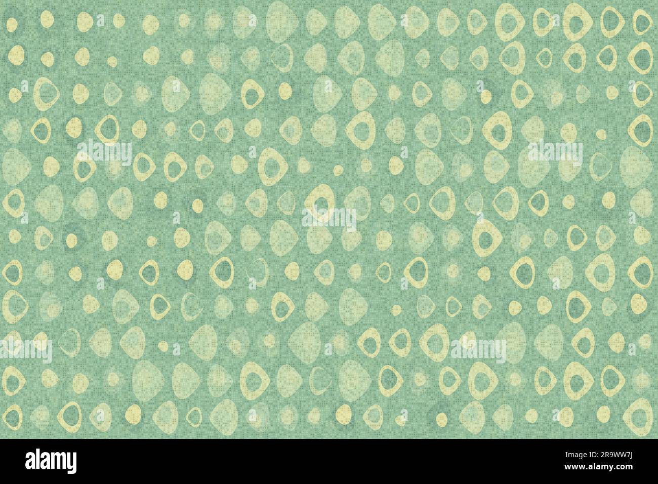 Light texture background made of a green and yellow dots, or triangles ...