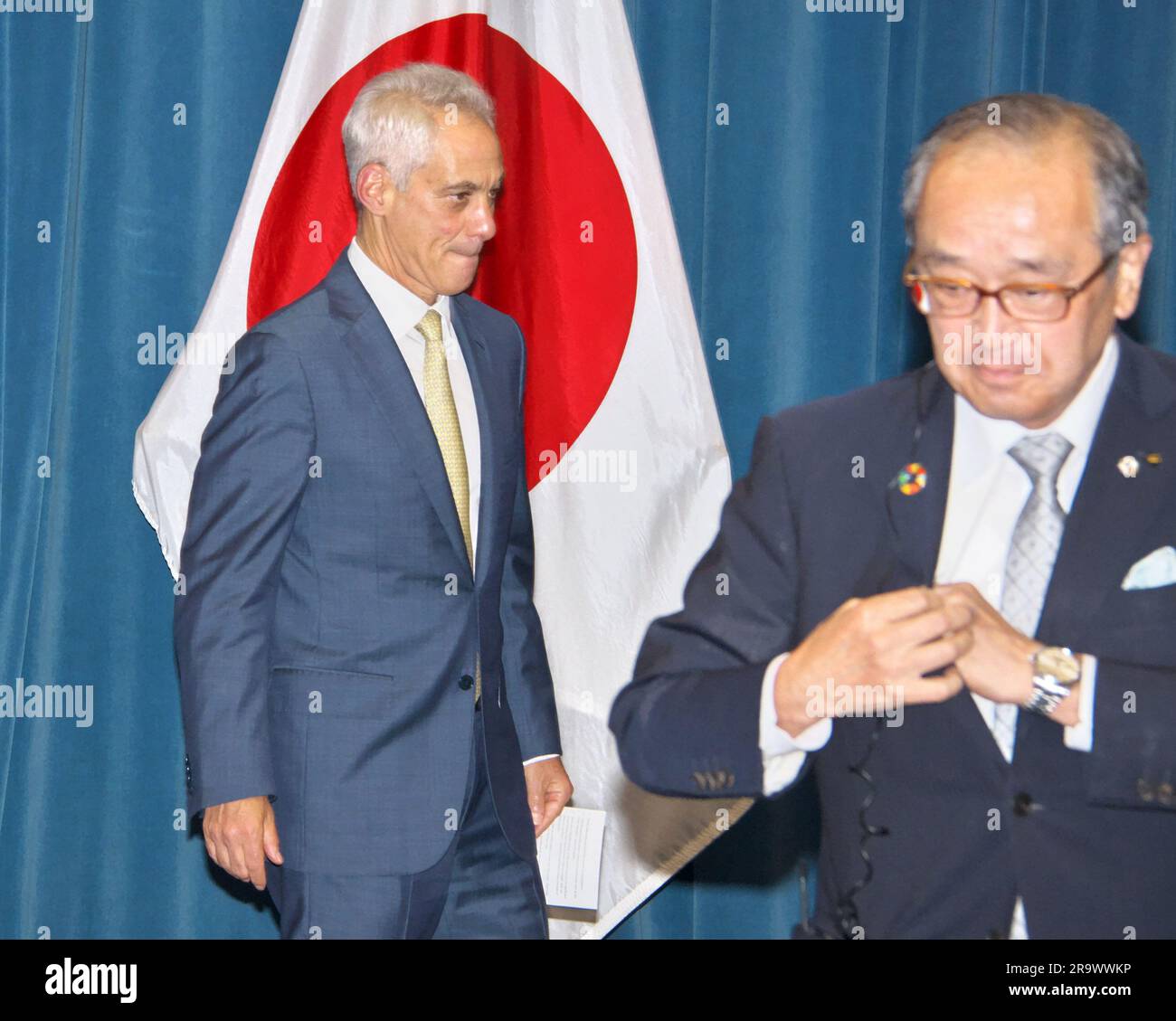 Tokyo, Japan. 29th June, 2023. U.S. Ambassador to Japan Rahm Emanuel ...