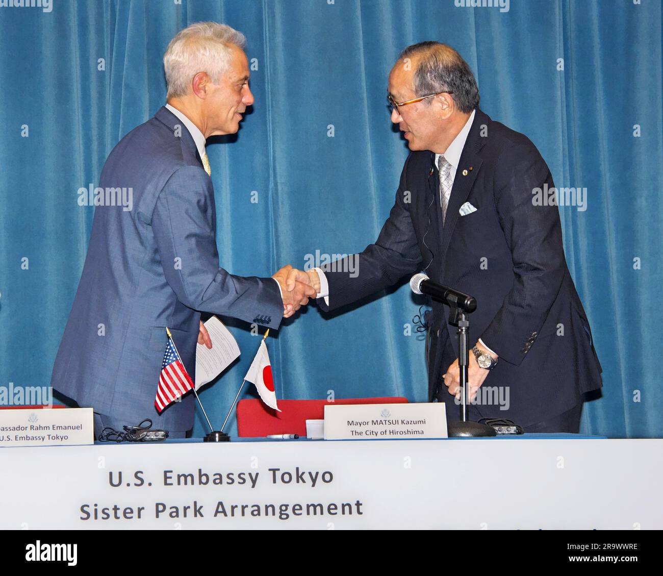 Tokyo, Japan. 29th June, 2023. U.S. Ambassador to Japan Rahm Emanuel ...