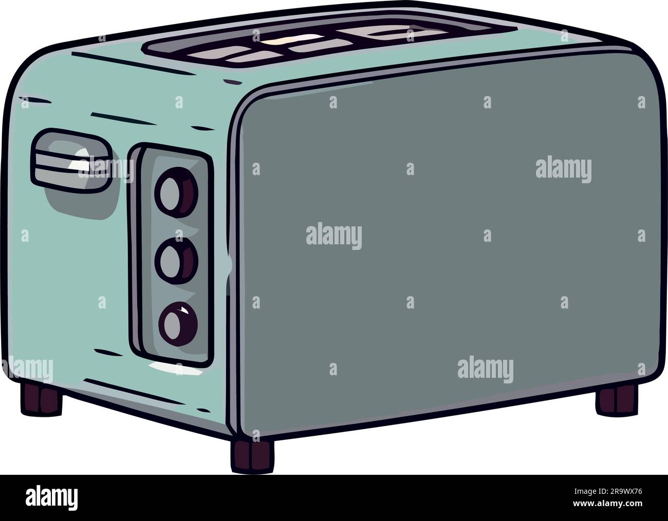 Modern kitchen equipment toaster Stock Vector Image & Art - Alamy