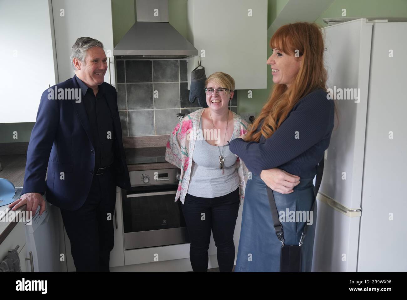 Labour leader Sir Keir Starmer and Deputy Labour Party leader Angela ...