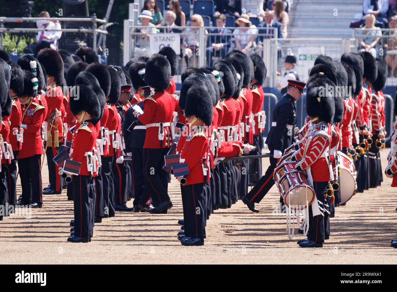 Final rehearsal for Trooping the Colour takes place today at Horse ...