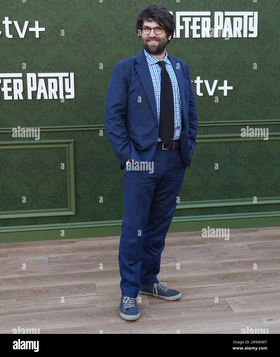 Los Angeles, USA. 28th June, 2023. John Gemberling arrives at the Apple ...