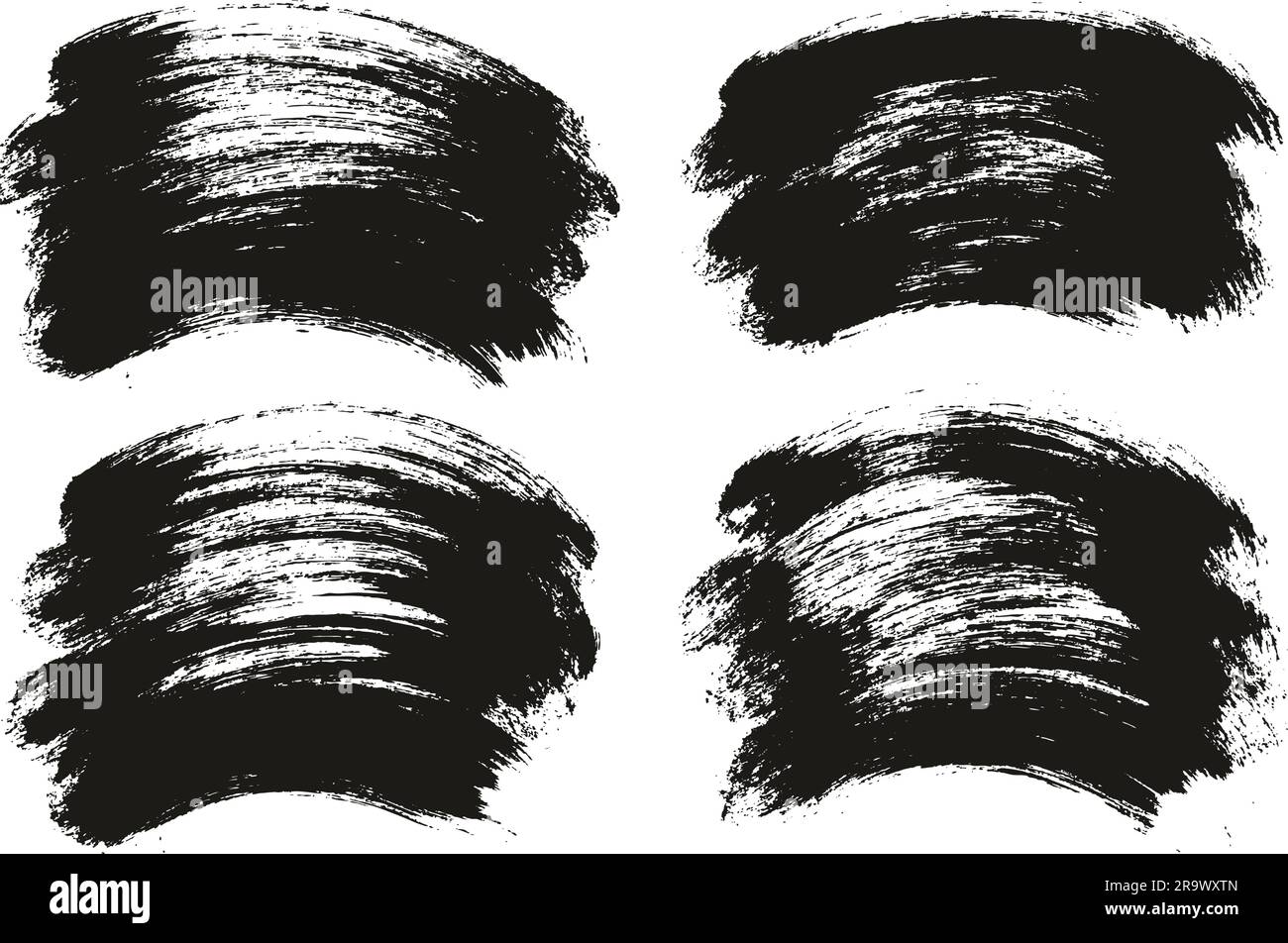 Round Brush Thick Curved Background Mix Artist Brush High Detail ...
