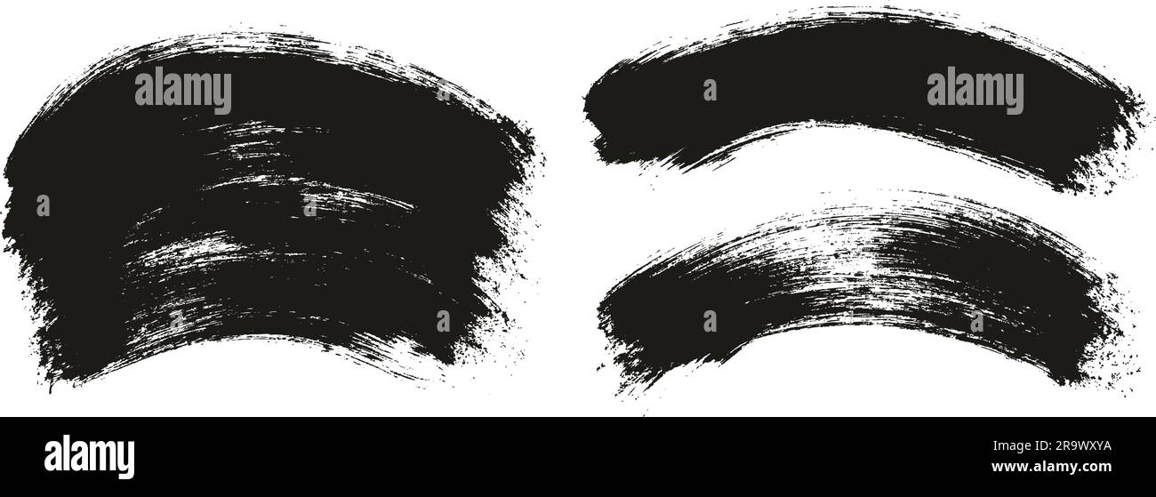 Round Brush Thick Curved Background Mix Artist Brush High Detail ...