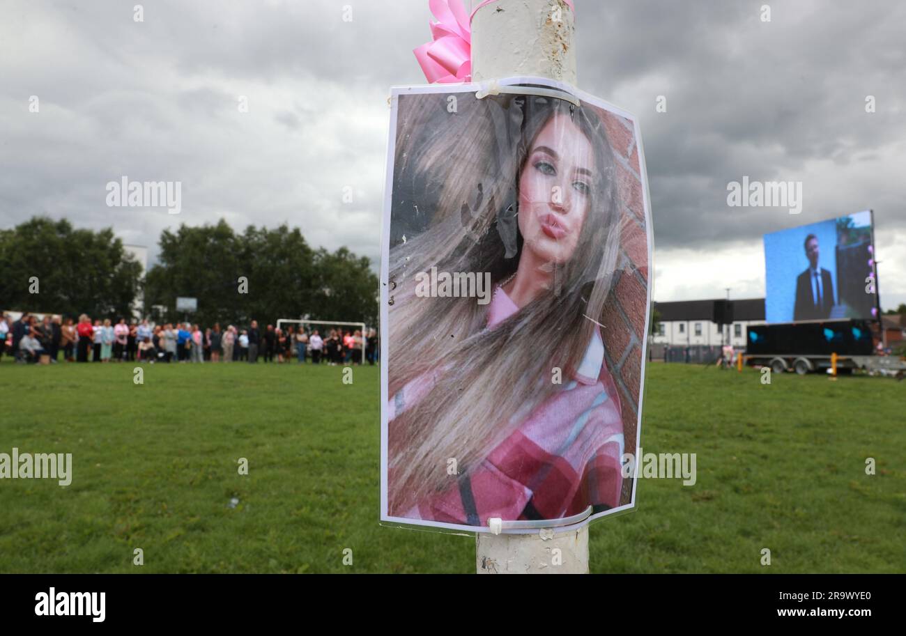 An image of Chloe Mitchell in King George Harryville Park, Ballymena ...
