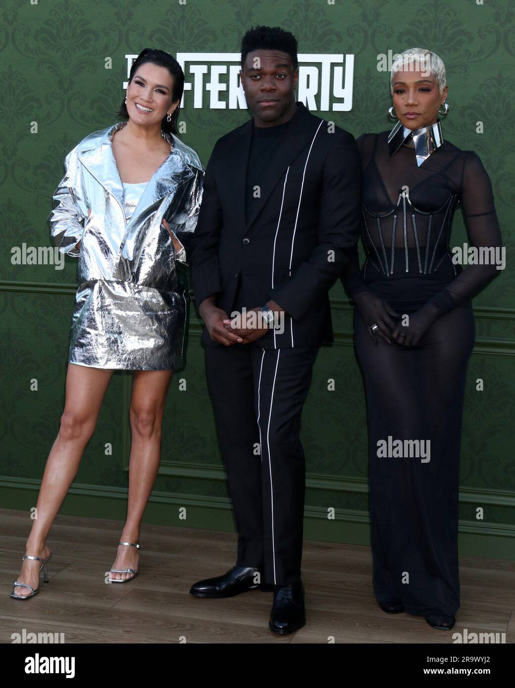LOS ANGELES - JUN 28: Zoe Chao, Sam Richardson, Tiffany Haddish at The ...