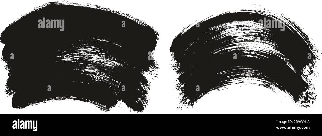 Round Brush Thick Curved Background Mix Artist Brush High Detail ...