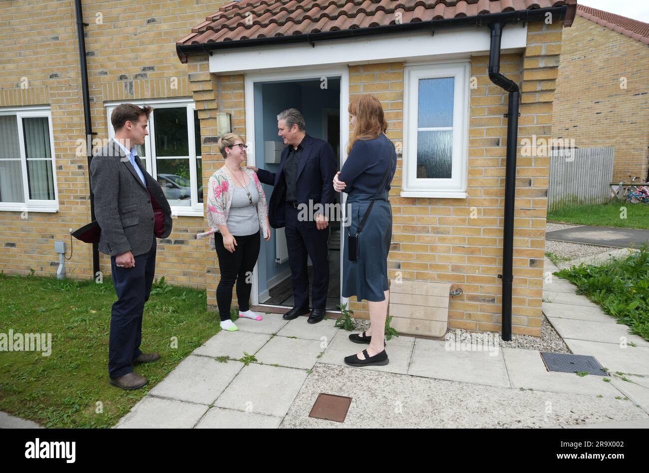 Labour leader Sir Keir Starmer and Deputy Labour Party leader Angela ...
