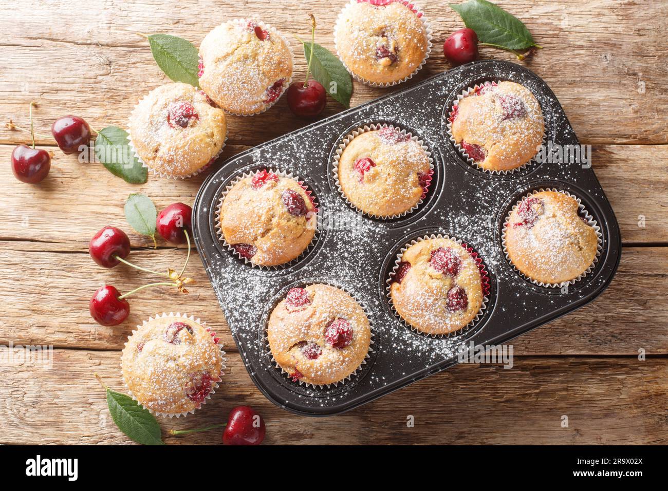 Cherry muffin hi-res stock photography and images - Alamy
