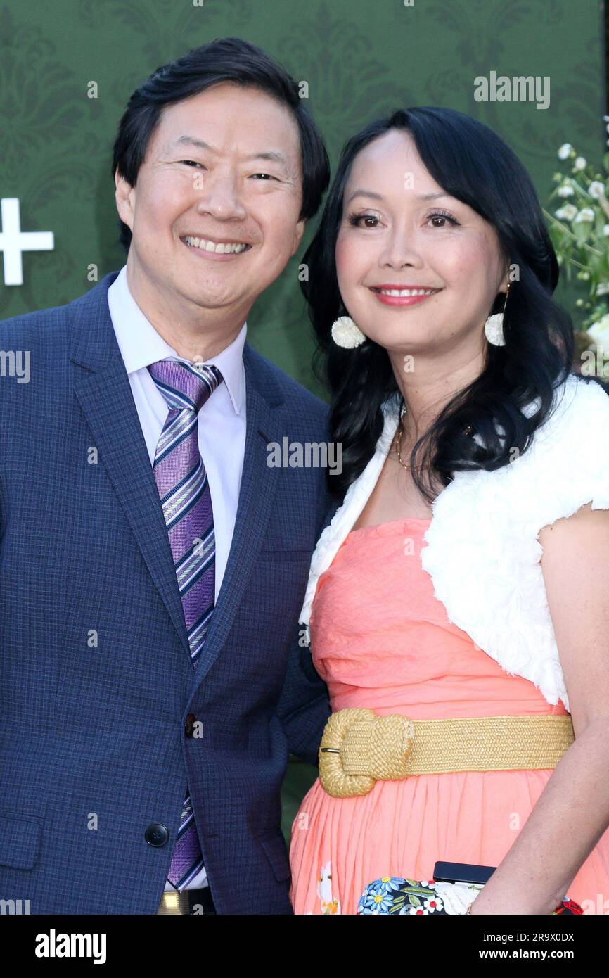 Los Angeles, CA. 28th June, 2023. Ken Jeong, Tran Jeong at arrivals for ...