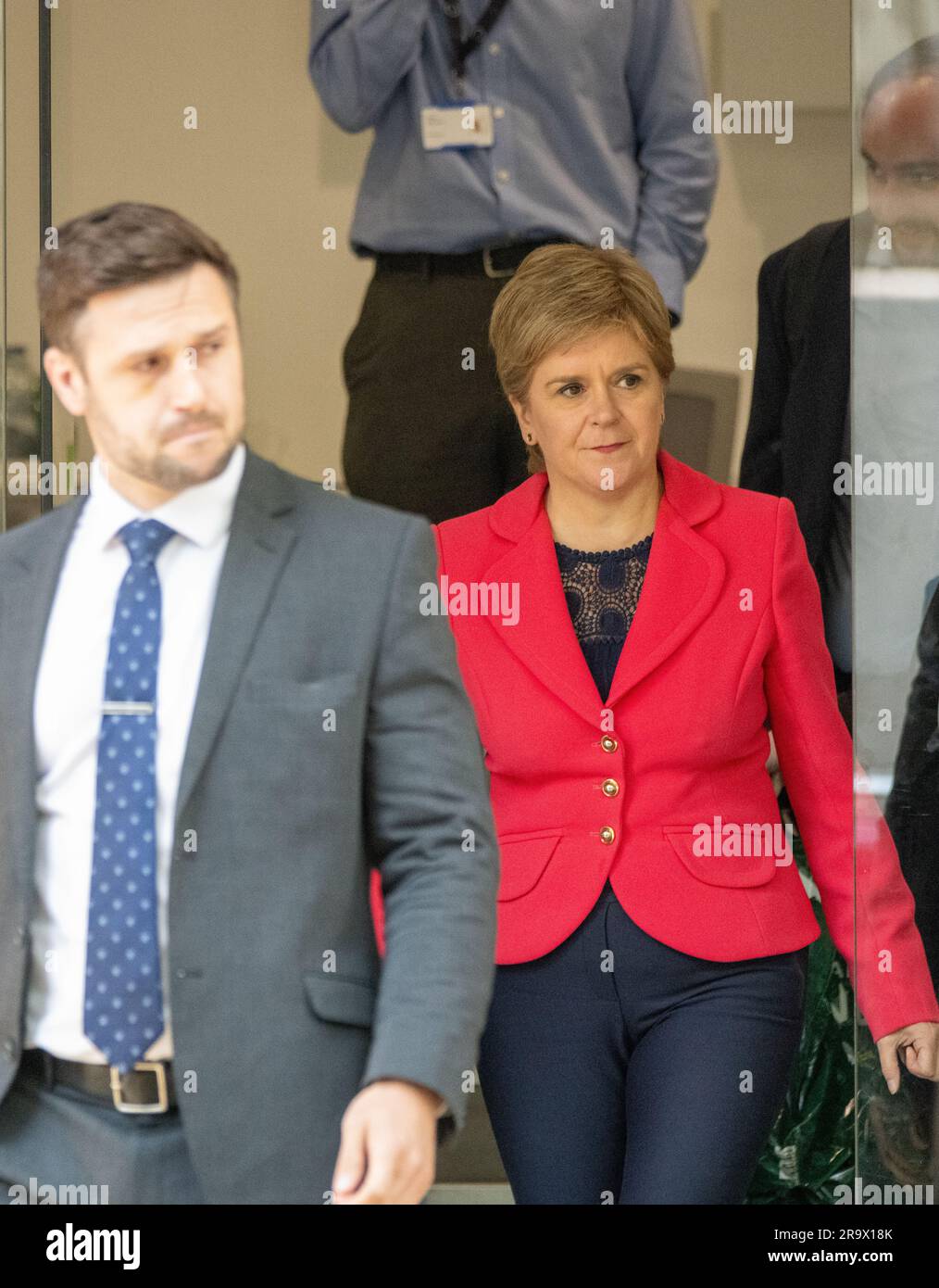 London, UK. 29th June, 2023. Nicola Sturgeon, former first minister of ...