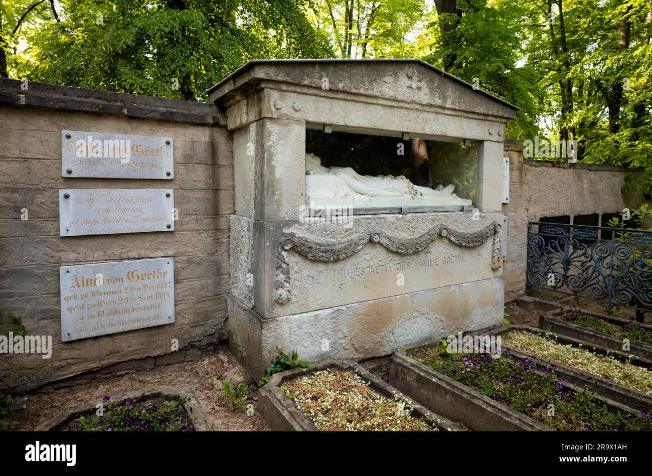 Goethe family resting place, family grave, burial place, historical ...