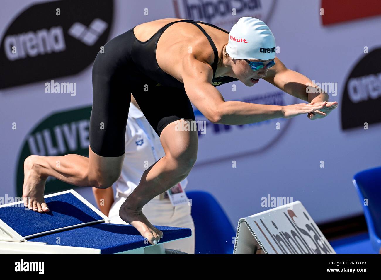 Siobhan Haughey of Honk Kong competes in the 200m Freestyle Women Heats ...