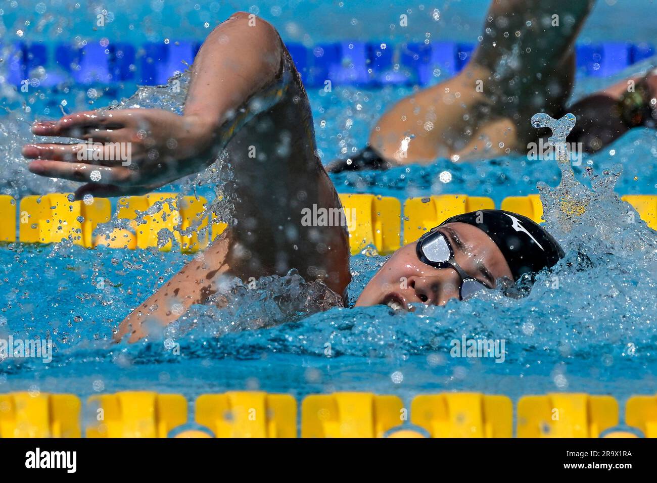 Rio Shirai of Japan competes in the 200m Freestyle Women Heats during ...