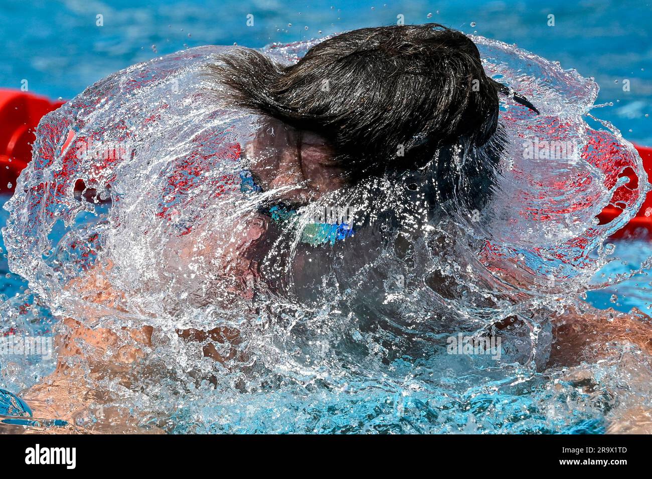 Benjamin Proud of Great Britain reacts after compete in the 50m ...