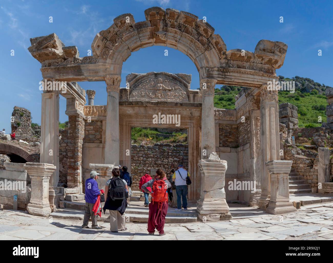 Hadrian's Temple, Ephesus, Selcuk, Izmir Province, Aegean Region ...