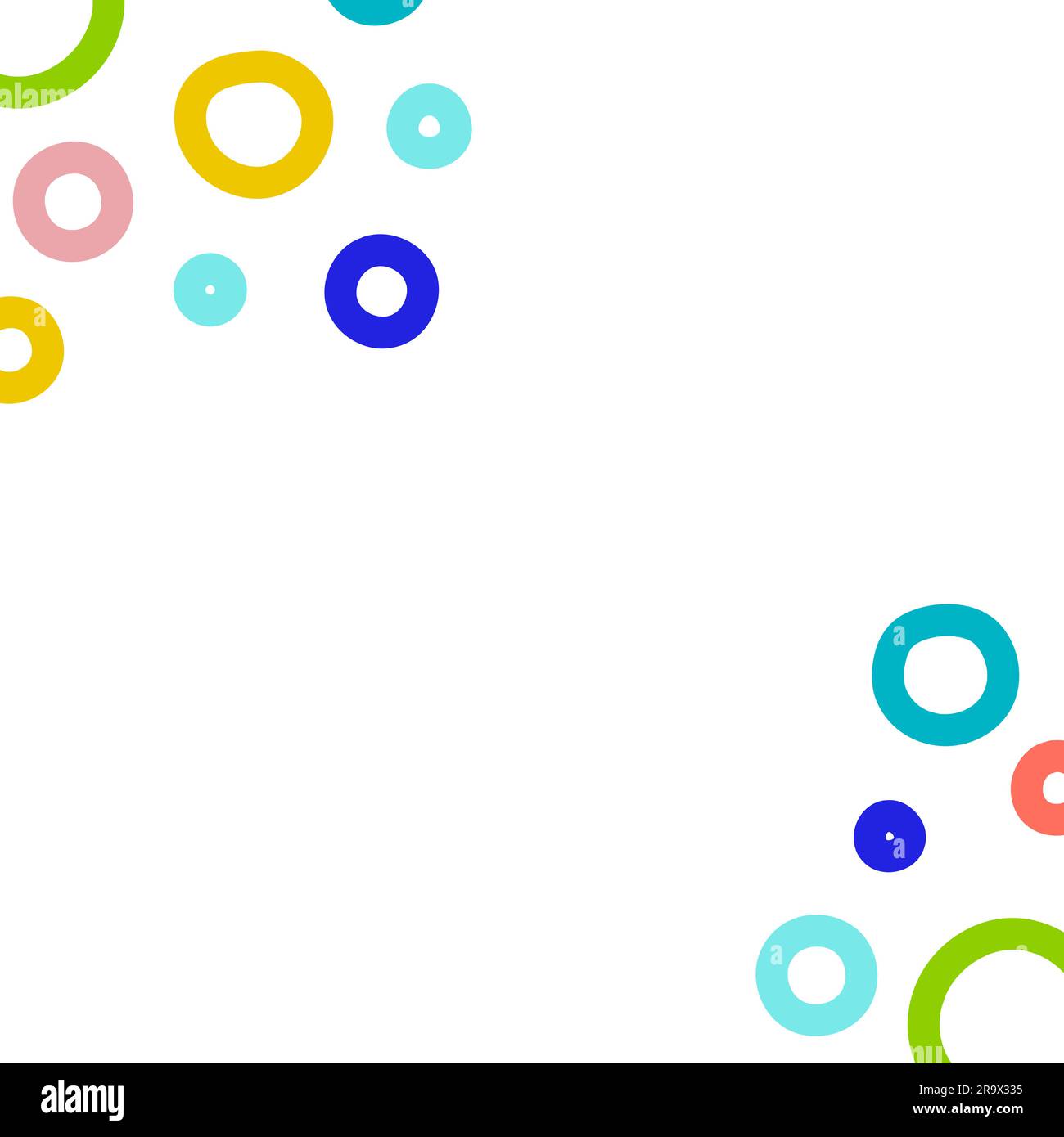 Flat space colorful composition Stock Vector Images - Alamy