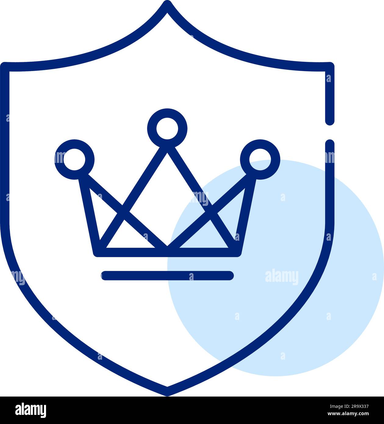 King on shield Cut Out Stock Images & Pictures - Alamy