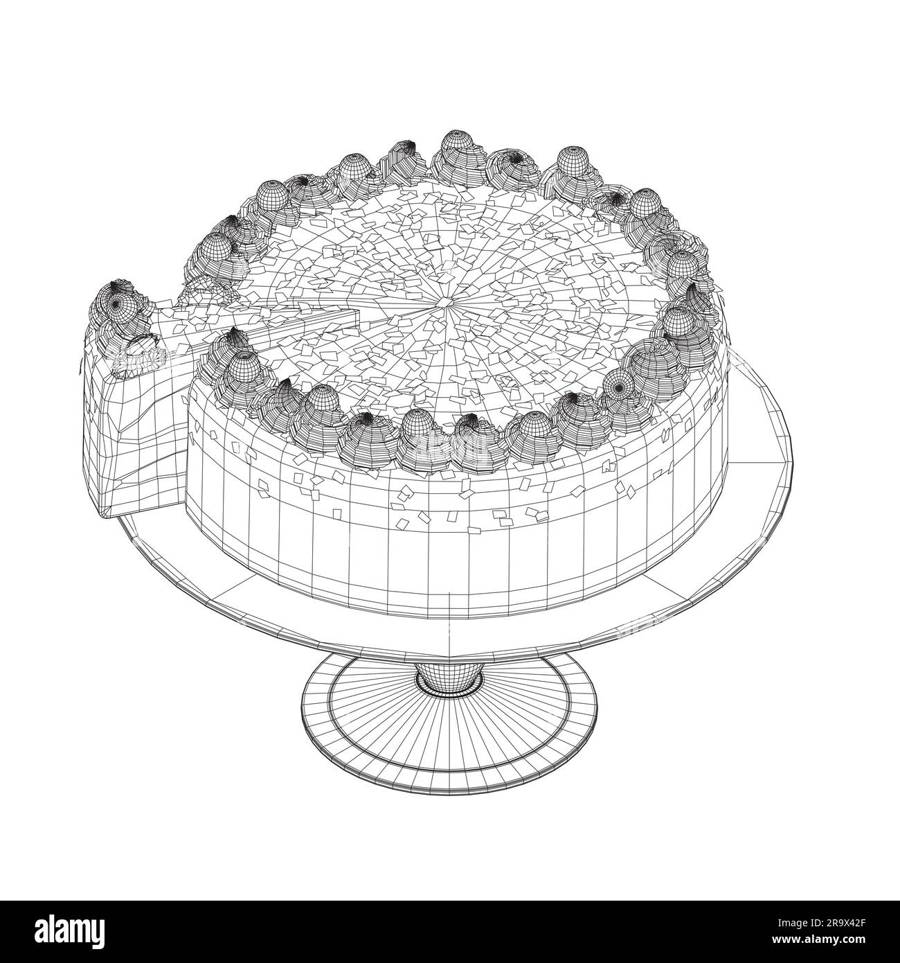Minimalist Cake Drawing at Sabrina Swensen blog