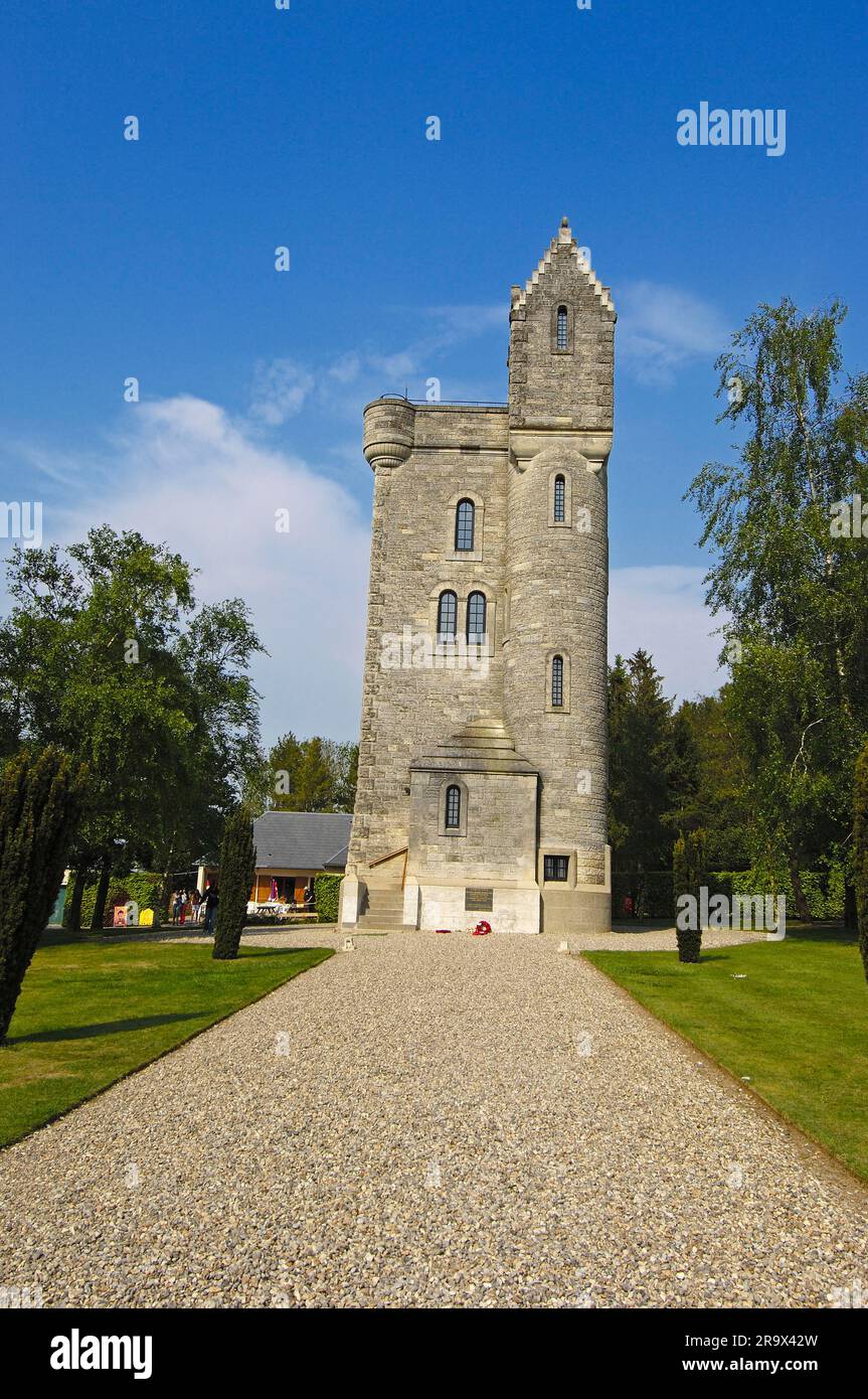 Ulster Tower Monument, Thiepval, Military Cemetery, Somme, Picardy ...