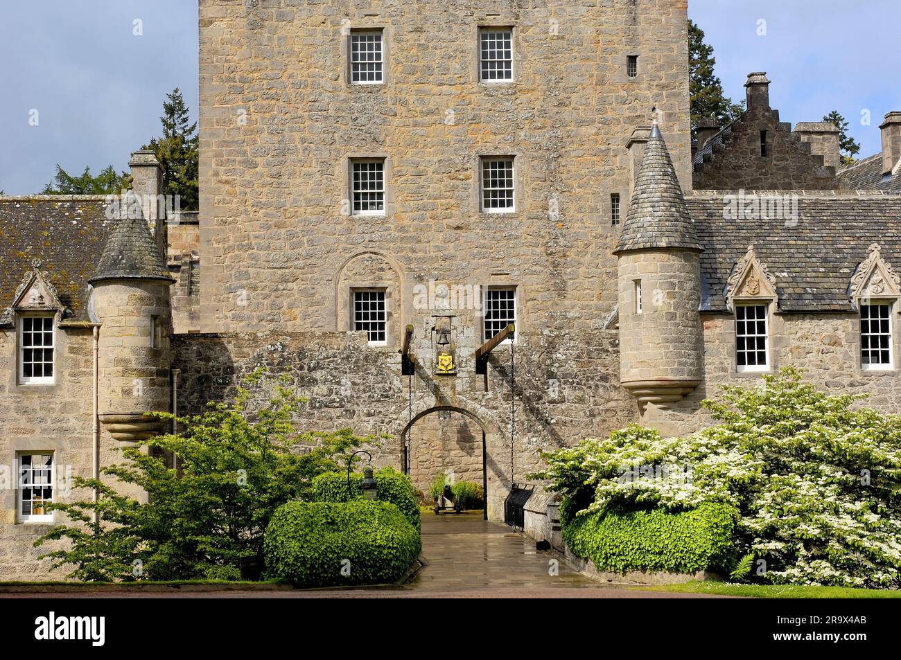 Drawbridge, Cawdor Castle, near Inverness, Highlands, Scotland, United ...