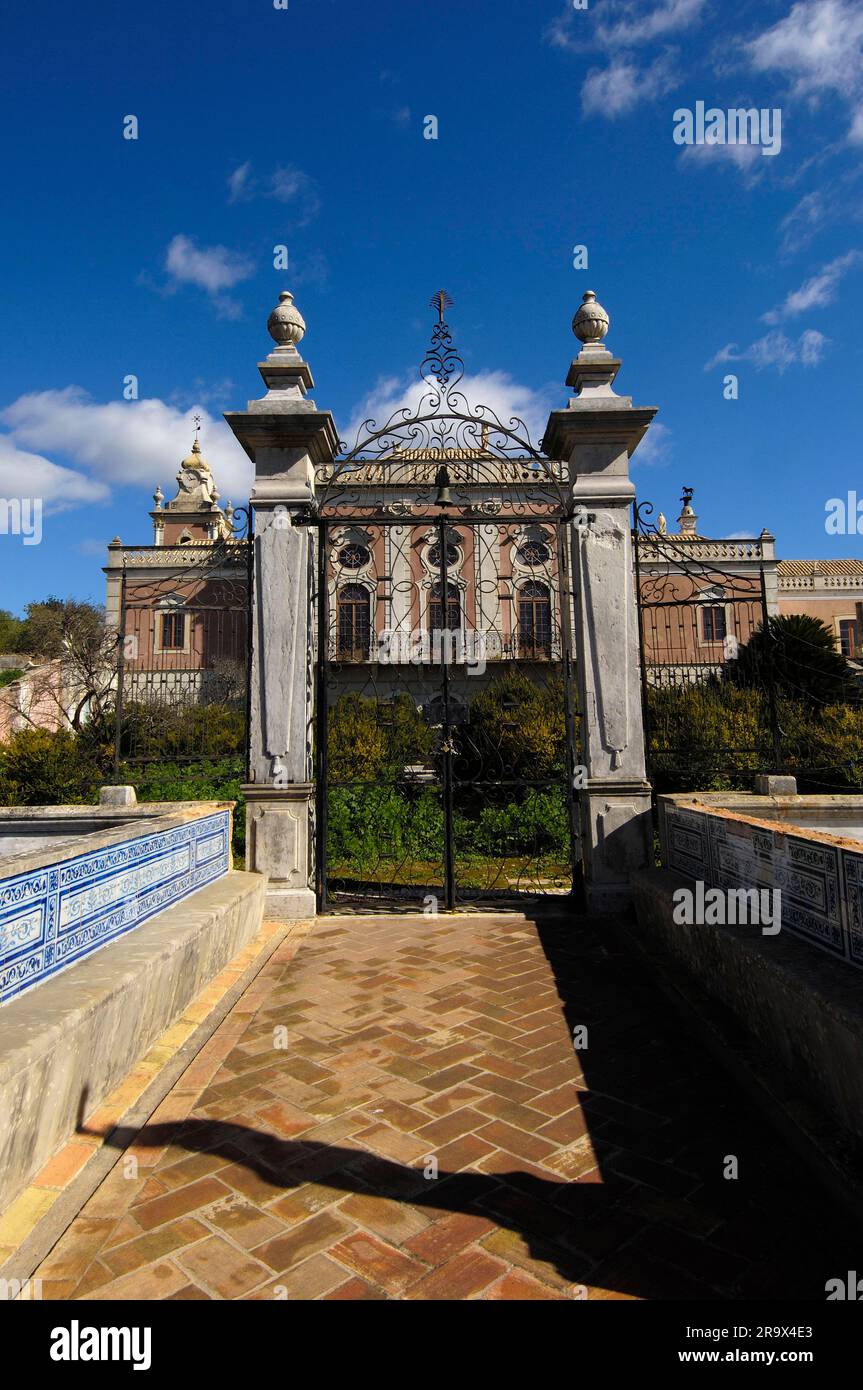 Palacio de Estoi, 19th century, Estoi, Faro, Algarve, Portugal Stock ...