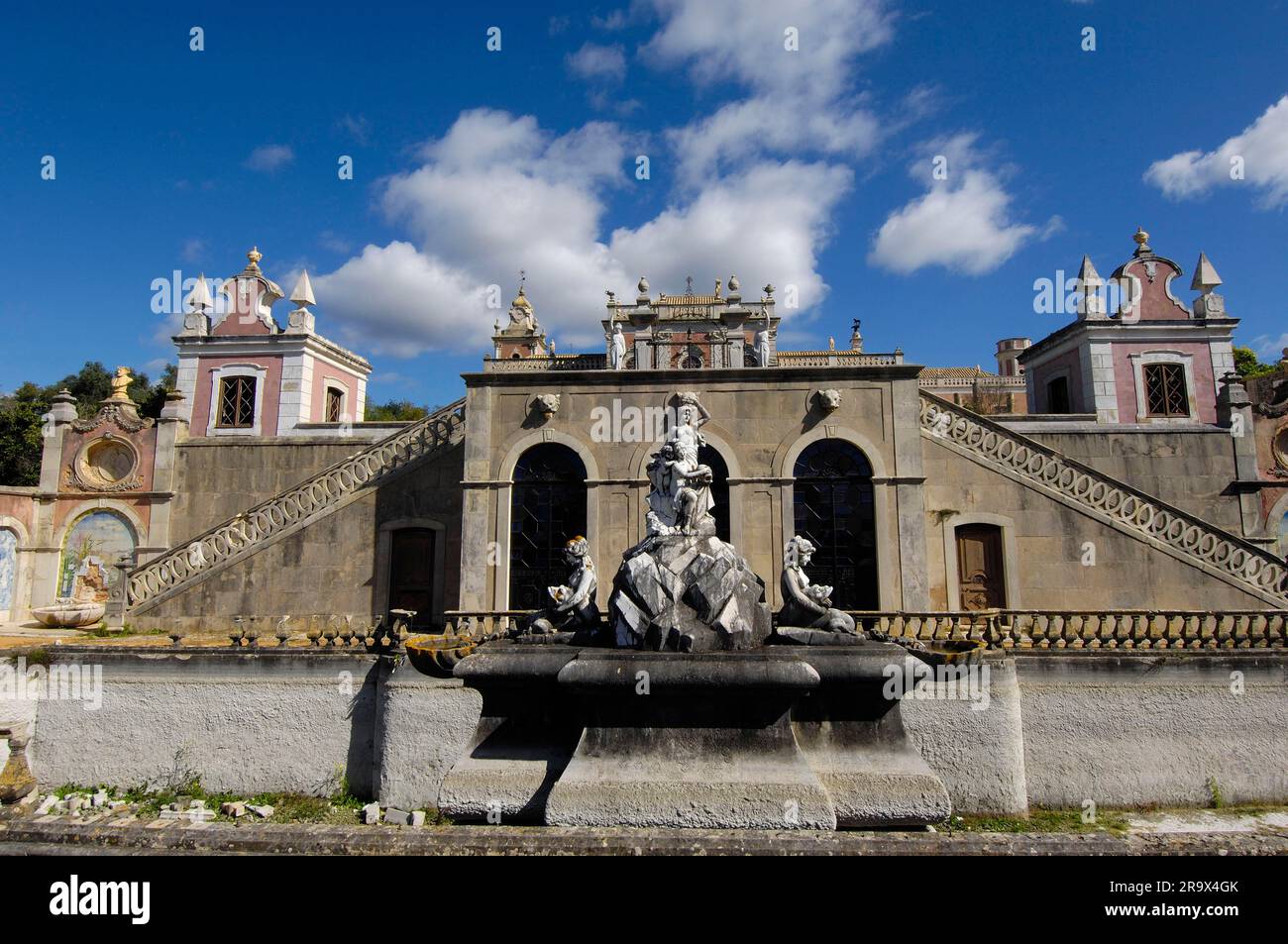 Palacio de Estoi, 19th century, Estoi, Faro, Algarve, Portugal Stock ...