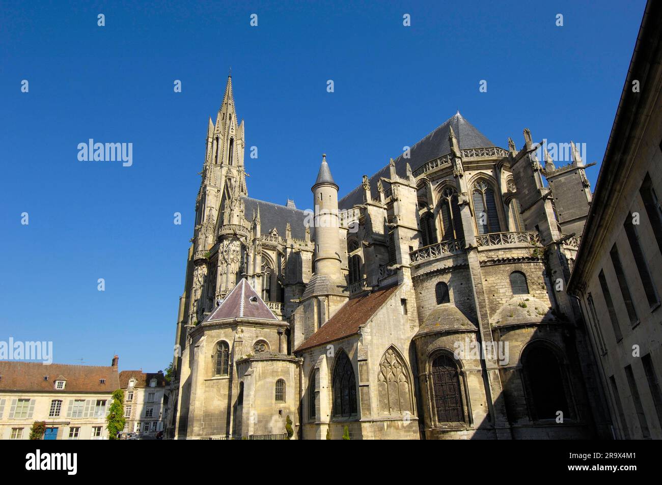 Senlis Cathedral, Cathedrale Notre-Dame de, Senlis, Oise, Picardy ...