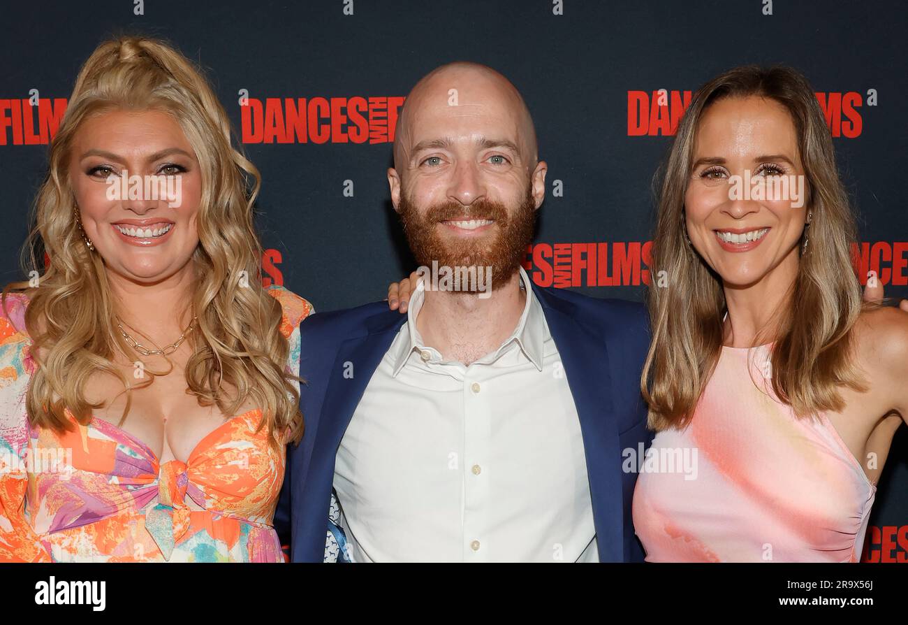 Hollywood, Ca. 28th June, 2023. Diane Foster, Phillip Greenbaum, Yaz Canli at The Premiere ...