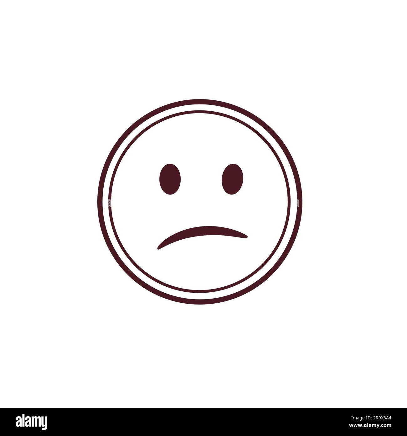Sad emoticon. Sad emoticon icon. Icon for Instagram highlights, stories ...