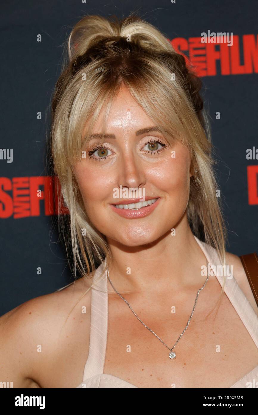 Hollywood, Ca. 28th June, 2023. Katie Amess at The Premiere screening ...