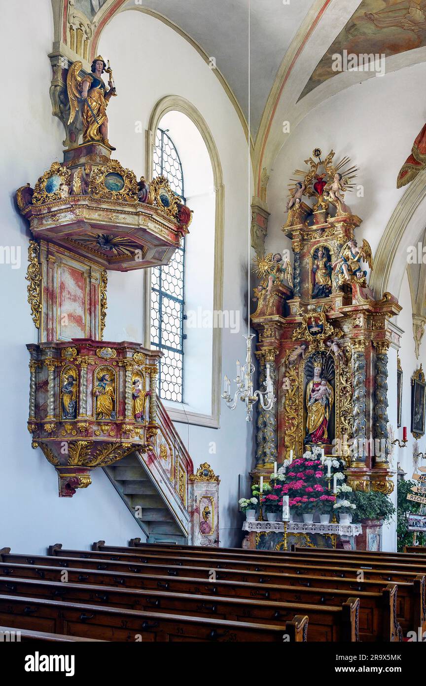 Pulpit side altar st hi-res stock photography and images - Alamy