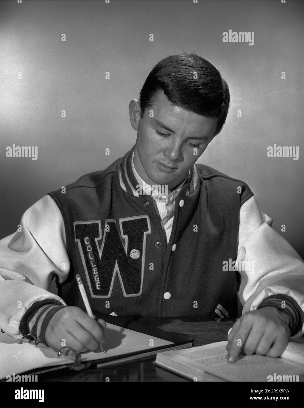 Varsity college Black and White Stock Photos & Images - Alamy