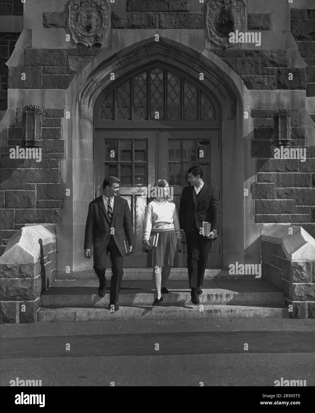 Three books in one Black and White Stock Photos & Images - Alamy