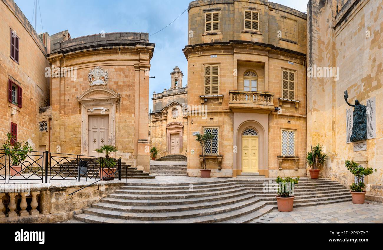 View of Birgu (Vittoriosa) from Valleta, Malta Stock Photo - Alamy