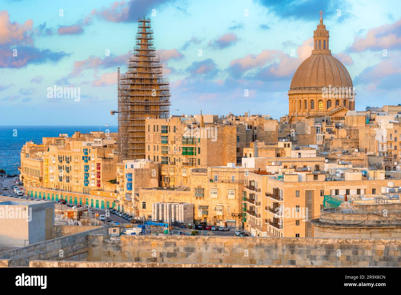View of Valletta, the capital of Malta Stock Photo - Alamy