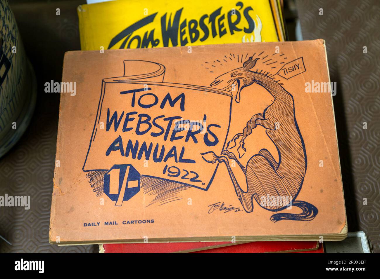 Daily Mail Cartoons Tom Webster's annual books 1922, on display in ...