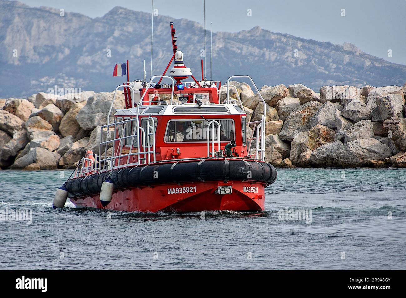 Marseille, France. 27th June, 2023. The Transport, Fire and Rescue Boat ...